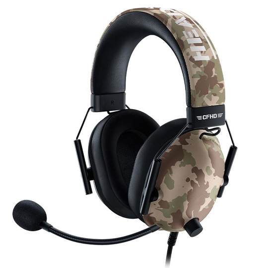 Razer cfhd tornado black shark v2 x ყურსასმენი - 7.1 virtual surround fps სათამაშო ყურსასმენი