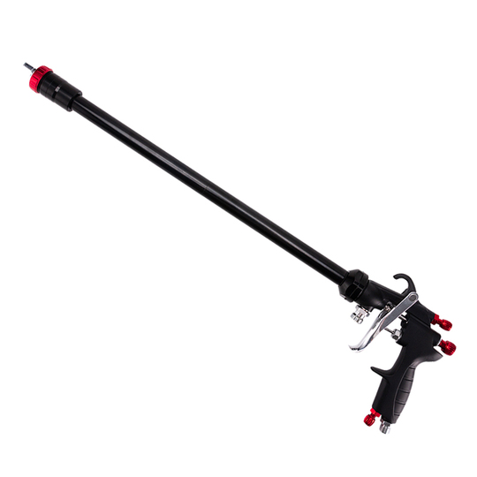 Qi Ba Long Pole Paint Spray Gun - High Atomization, Aluminum Alloy