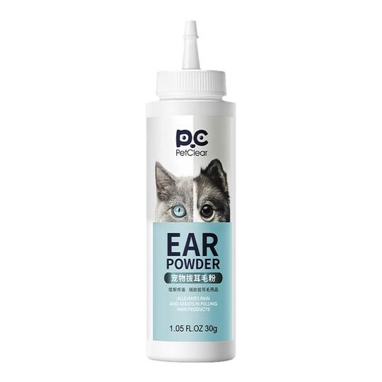 Petclear Ear Cleaning Powder for Dogs - Ear Mite & Hair Removal