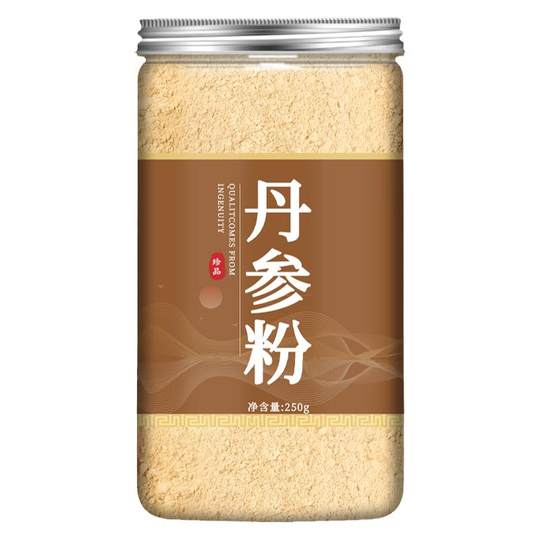 Authentic Danshen Salvia Powder - Premium Chinese Herbal Medicine
