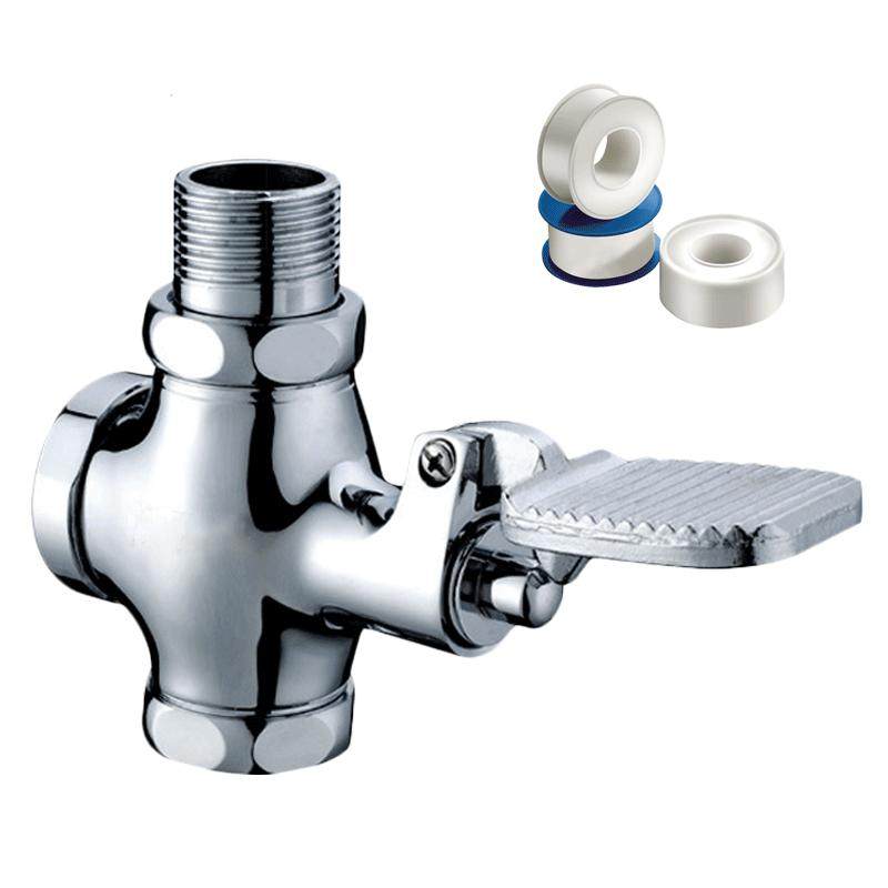 All-Copper Foot Flush Valve - Durable and Reliable Toilet Urinal Valve