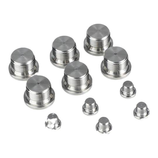 304 Stainless Steel Hexagonal Flange Surface External Wire Plug ...