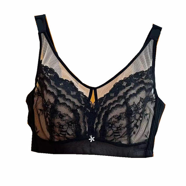 Zhumiqi 6284 ultra-thin BC cup soft steel ring bra bandeau style full ...