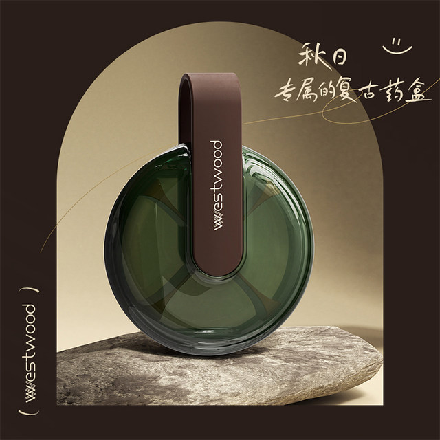 Portable multi-functional medicine dividing box, sealed three meals a ...