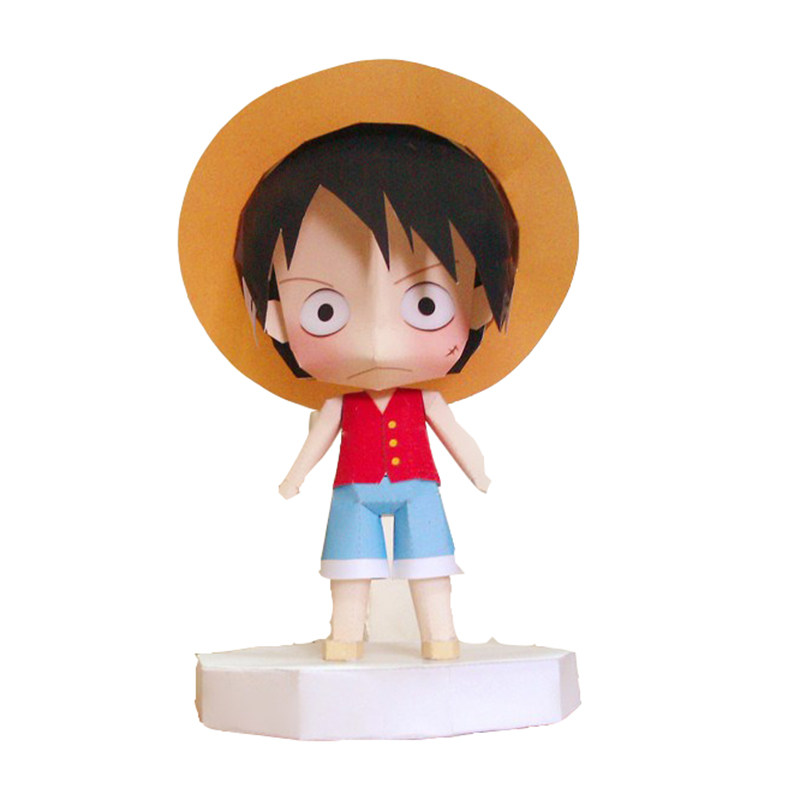 Lucky Star Model One Piece Luffy 3D Паперова Модель DIY Ручна Робота Декор