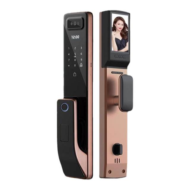 Fingerprint lock, home anti-theft door, password lock, face recognition smart door lock, fully ...