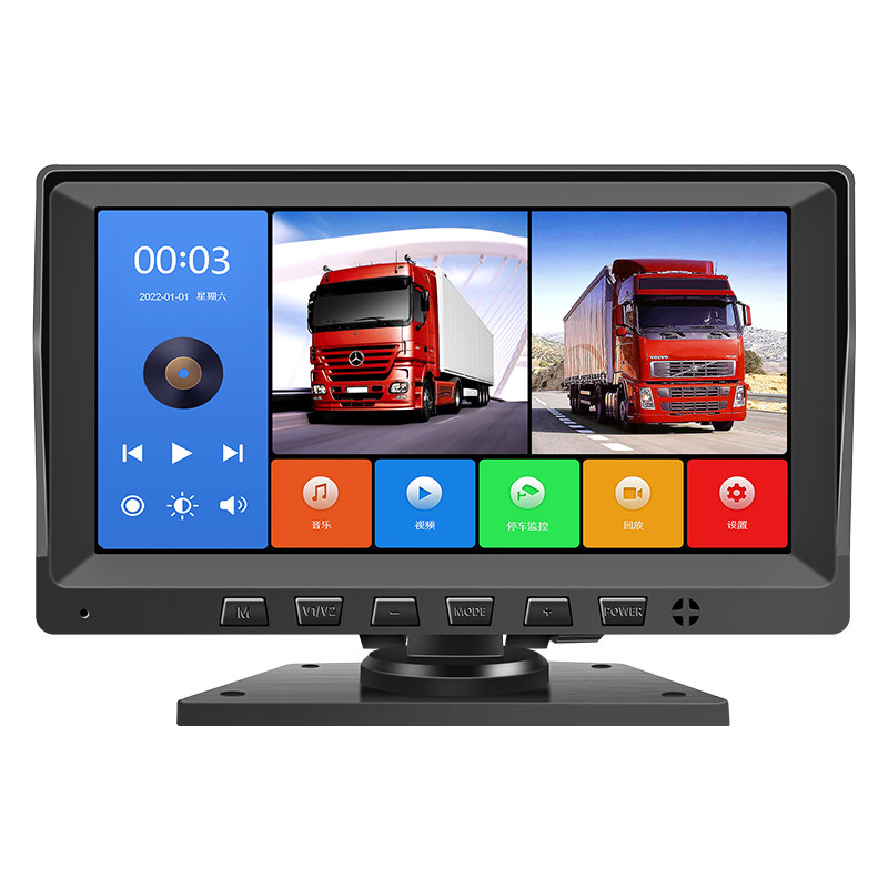 Second-way truck trailer driving recorder Multi-function dual recording ...