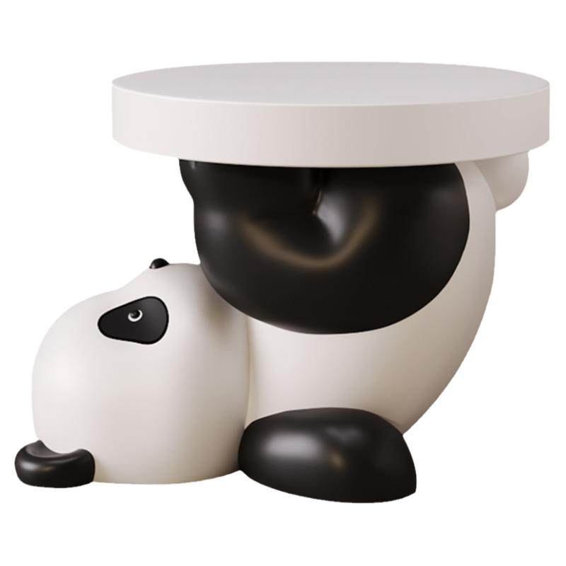 Cute Panda Shoe Bench - Fiberglass Hallway Stool