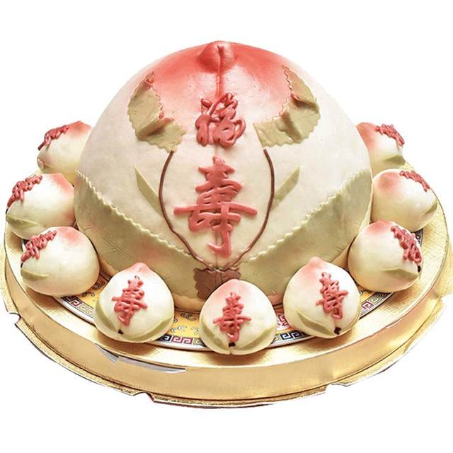 Yucha Fangshou Shou Tao Buns Gift Box Player and Elderly Life Birthday ...