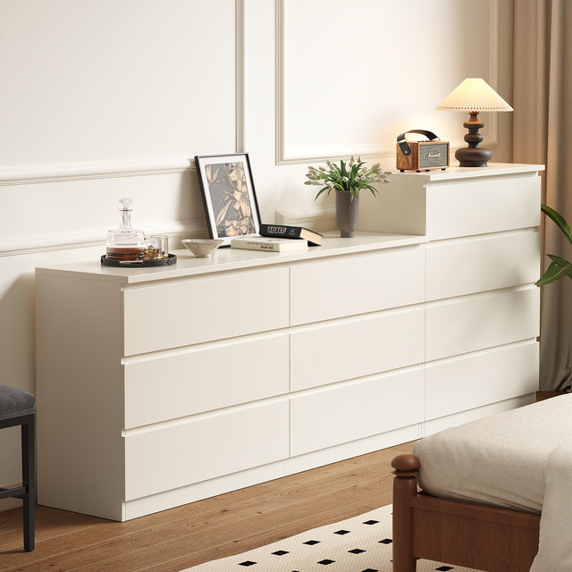 Sanmeng Marm French solid wood bucket cabinet bedroom bed tail settings ...