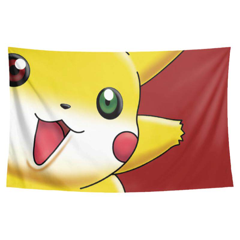 Tapisserie Pokémon Pikachu - Art mural rectangulaire
