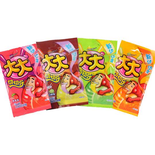 Big Roll Chewing Gum Bags for Children's Snacks - Superman Bubble Gum