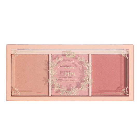 Three-Color Blush - Authentic Makeup for Natural and Radiant Cheeks