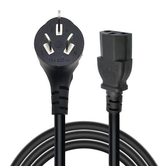 Agryond 10A National Standard Power Cord - 3-Pin Plug, 3-Hole Cable