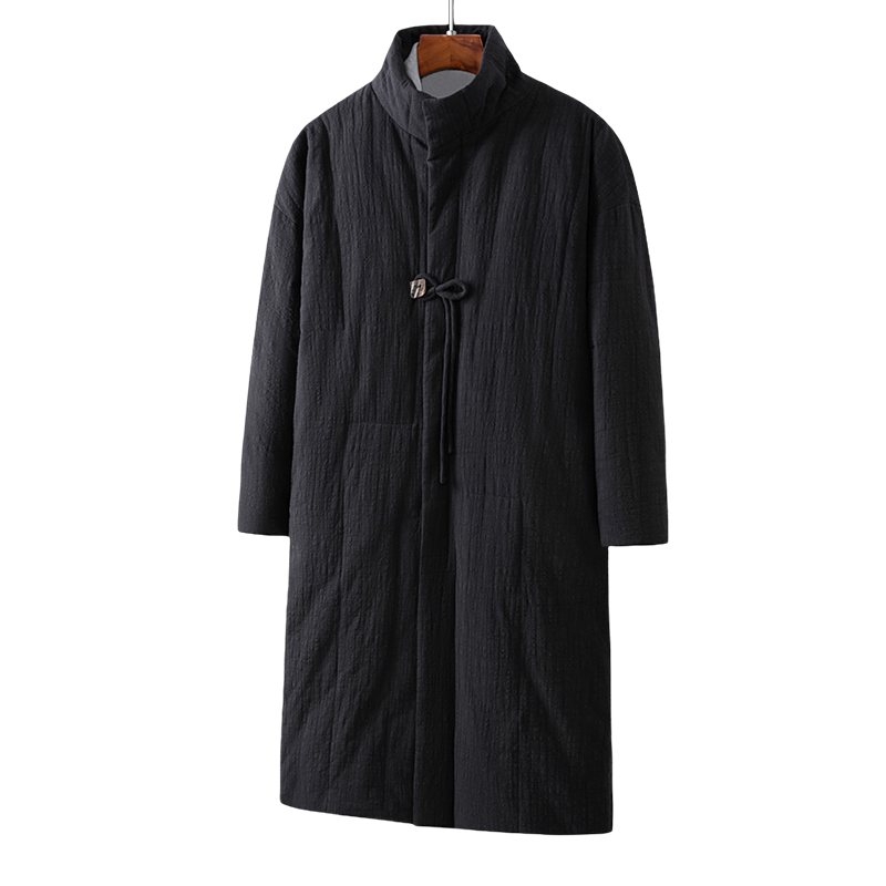 Chinese Down Jacket Men's Winter Loose Casual Thickened Warm Tang Suit ...