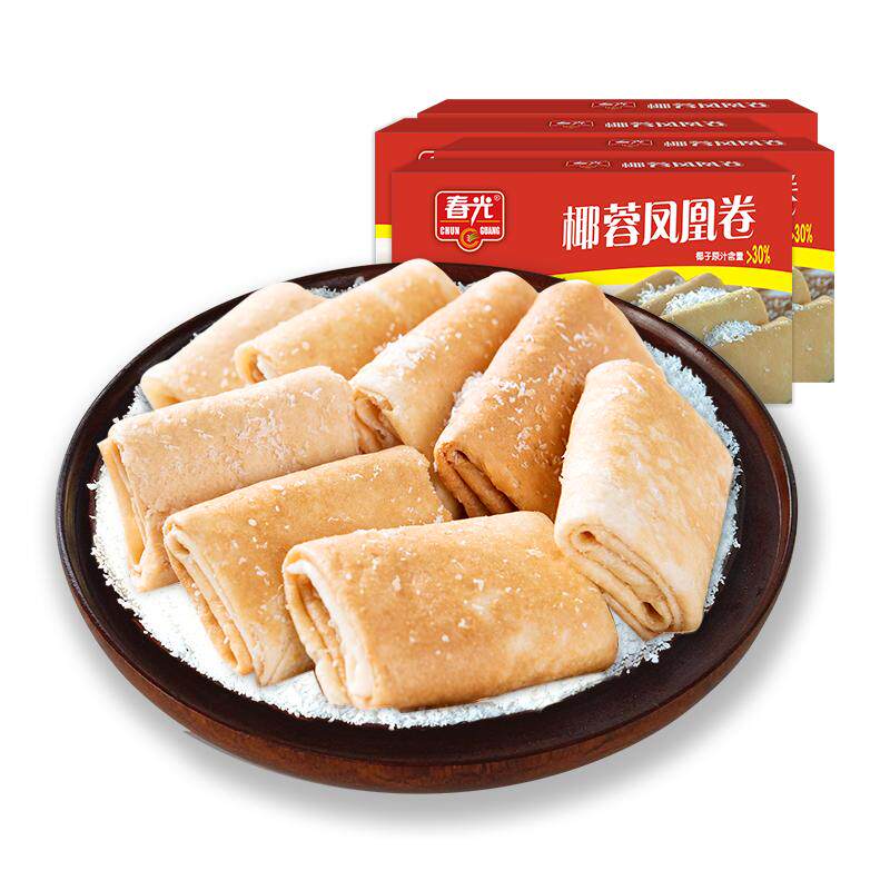Chunguang food hainan specialty snacks coconut phoenix roll galletas de ...