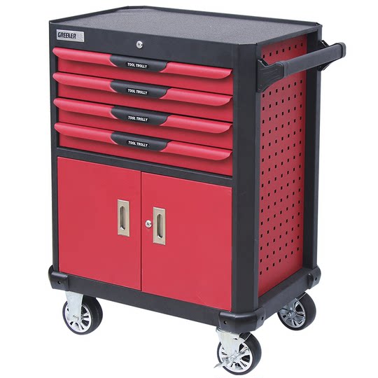 Green Forest Tool Trolley for Car Repair Workshop