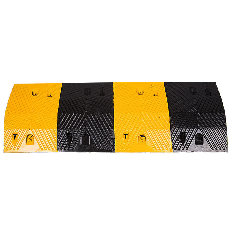 Thickened Rubber Speed Bump for Roads and Pavements