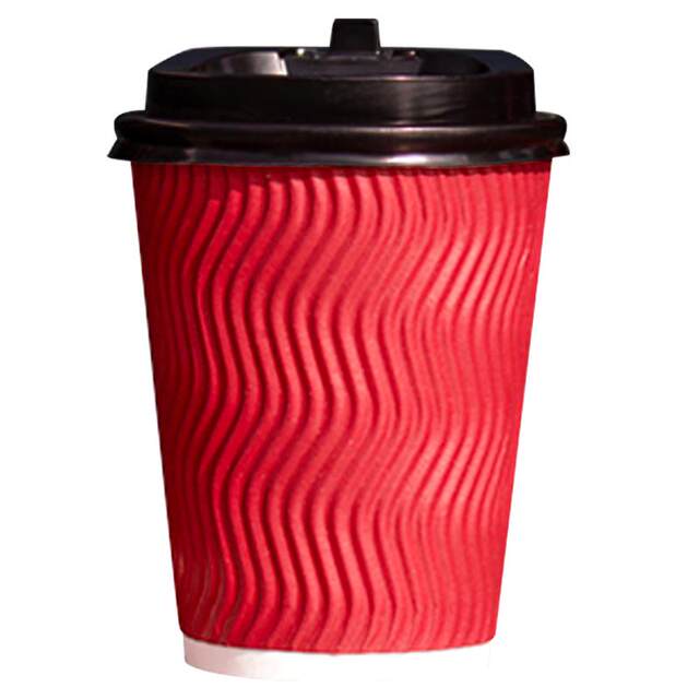 Park Jing corrugated cup disposable paper cup thickened coffee cup milk ...