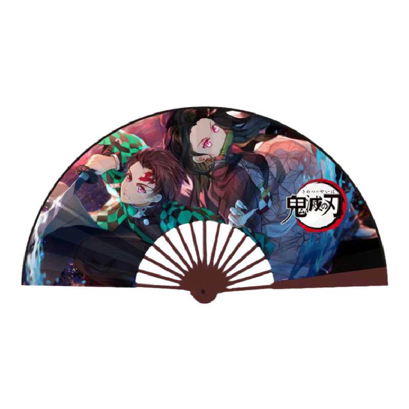 Demon Slayer: Kimetsu no Yaiba 10-Inch Folding Fan Tanjiro Nezuko ...