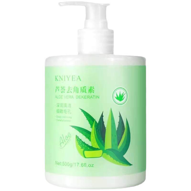 Kniyea Aloe Vera Exfoliating Gel - 500ml Deep Cleansing for Face