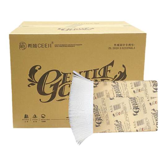 Commercial Toilet Paper - Three-Fold Sanitary Paper for Hotels with ...