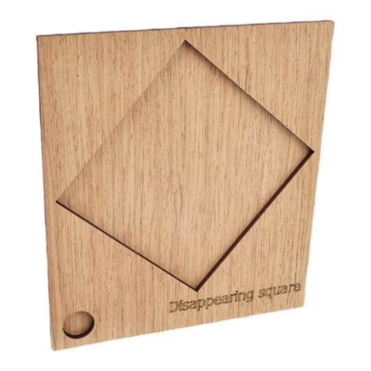 Disappearing Square Wooden Puzzle for Adults by Puzzlenofit