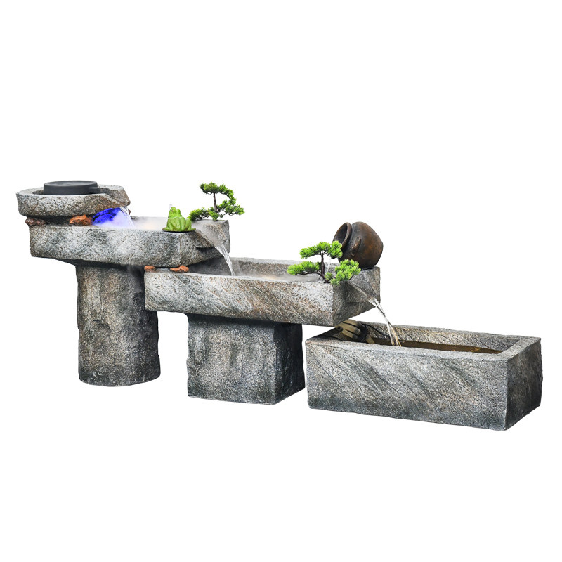 Indoor Rockery - Flowing Water - Balcony Courtyard - Outdoor ...