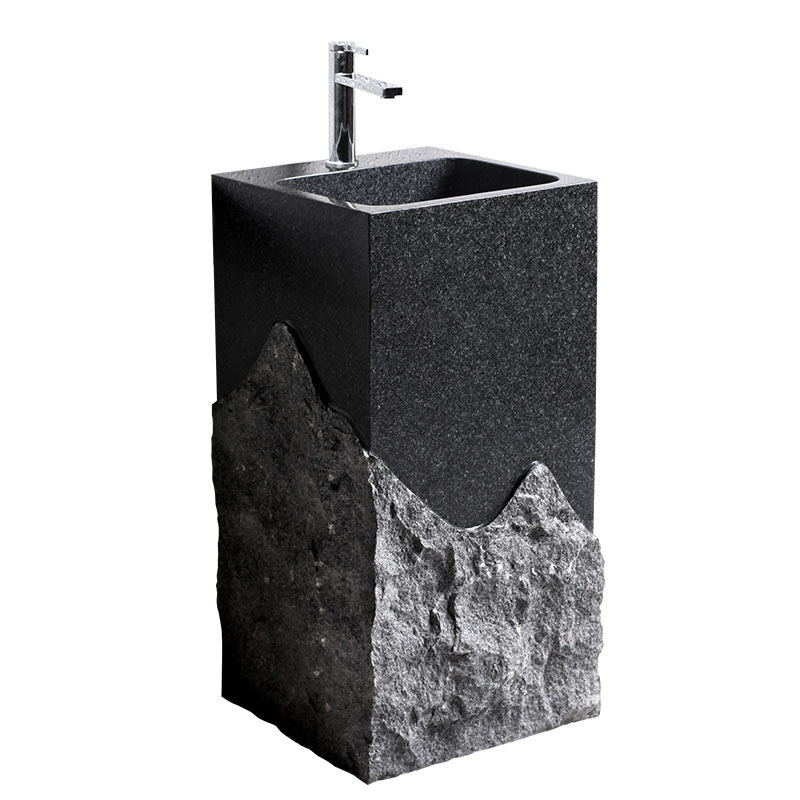 Sunshine Pinyu Outdoor Stone Column Basin | Floor-standing Luxury ...