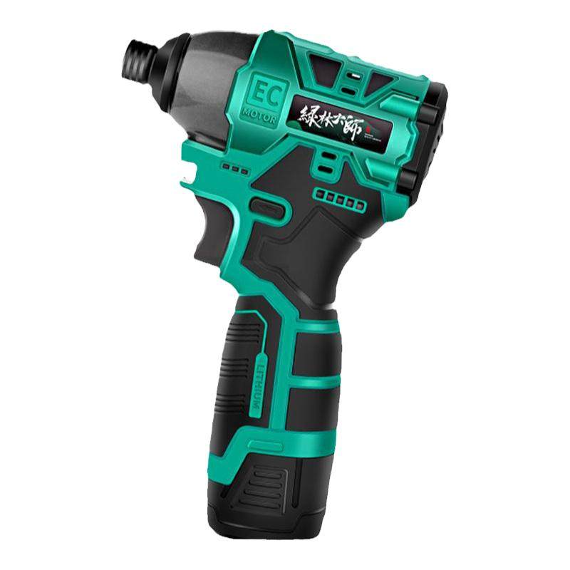 Green Forest Master Impact Screwdriver - Rechargeable Electric Drill