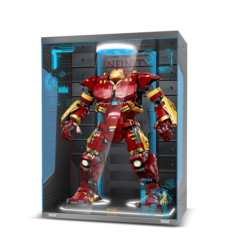 Lyb Acrylic Display Box for Lego Hulkbuster 76210 - Iron Man Mecha Dust ...