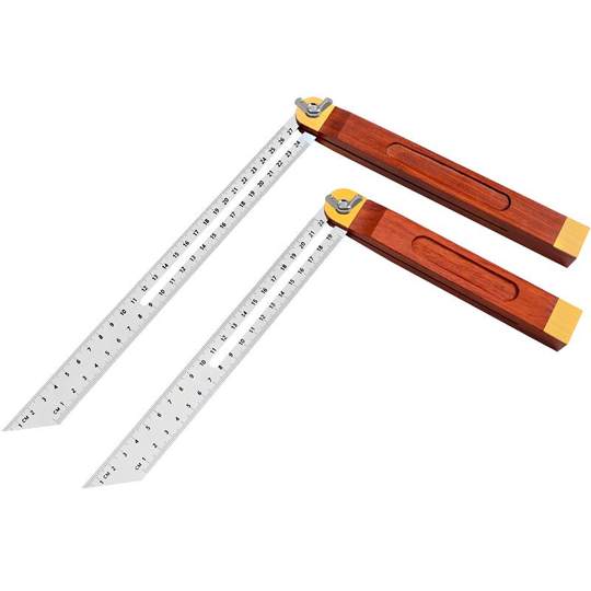 Woodworking T-Shaped Ruler - Multi-Function Angle Gauge for Carpentry