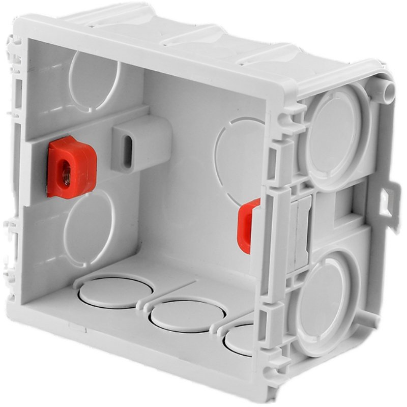 86 Bottom Box Concealed Universal Wall Switch Socket | Dark Box PVC ...