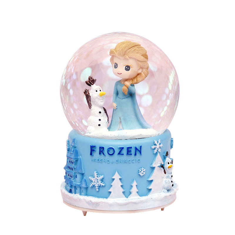 Princess Aisha Crystal Ball Music Box: Snowy Lights, Children's ...