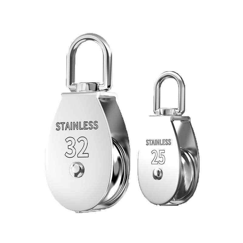 Scripete de Ridicare din Otel Inoxidabil 304 First Force - Roata Simplă ...