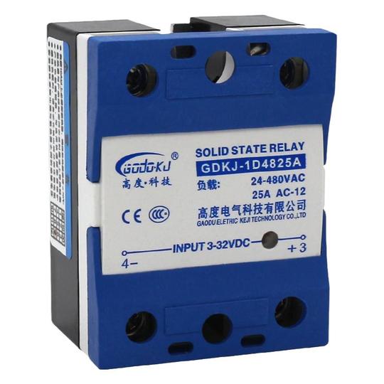 Godok Solid State Relay 220V AC 25A/40A/60A SSR Module - Gdkj-1D48 Series