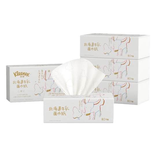 Hokkaido Milk Tissue Paper for Soft and Gentle Use
