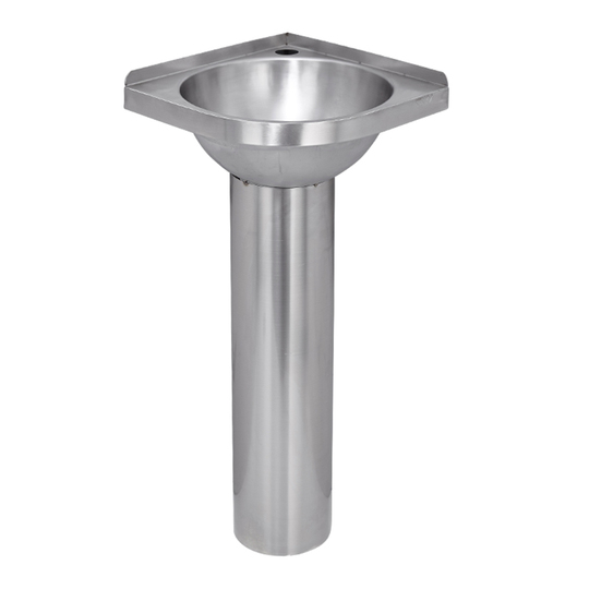 Reach the point Stainless Steel Triangle Wash Basin - Single Hole ...