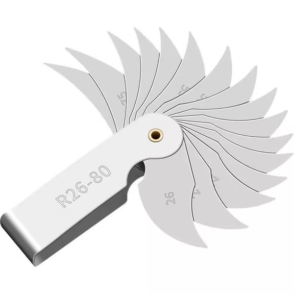 Radius r angle gauge thread ruler sample fillet | Pmmj Thread Ruler ...