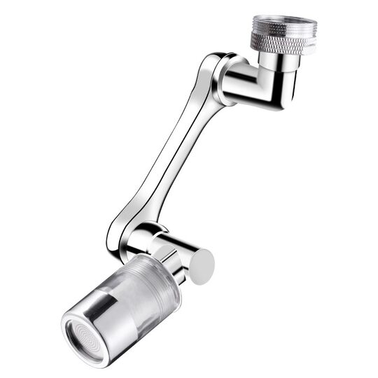Basin Mechanical Arm Faucet with Rotatable Bridge