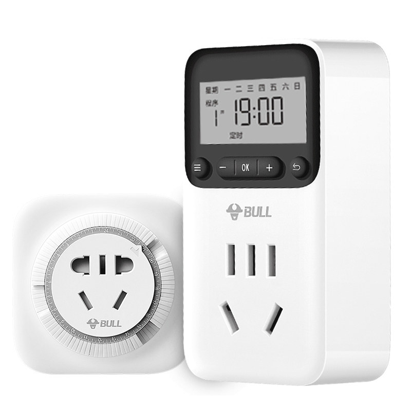 Bull Timing Socket Kitchen Timer | Battery Car Electric Charging Controller | Water Heater ...