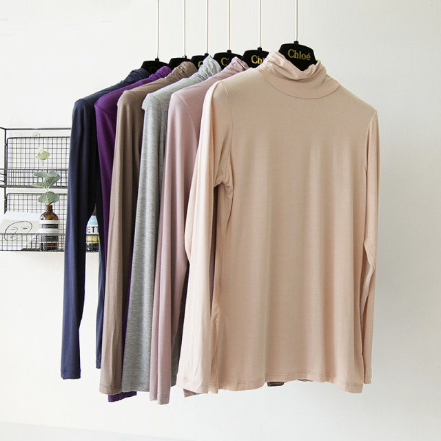 Spring and Autumn Korean style large size thin long-sleeved tight T ...