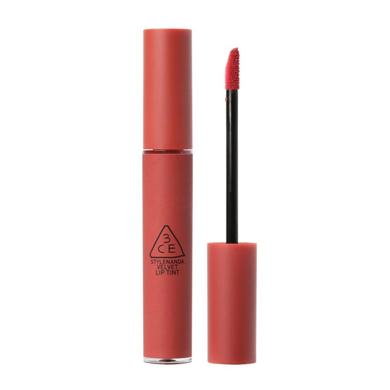 3ce Velvet Matte Lip Glaze - Taupe, Daffodil, Brick Red