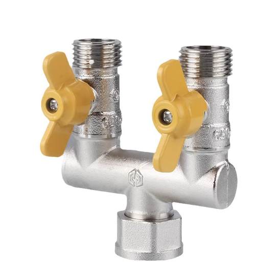 Natural Gas Brass Three-Way Valve - Gas Pipe Special Ball Valve