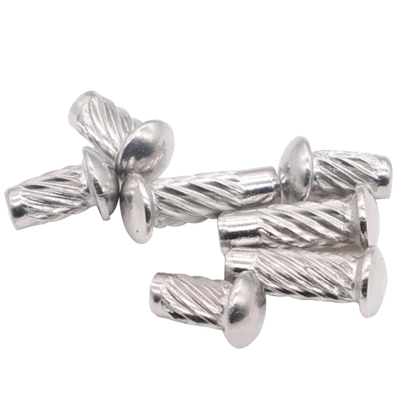 M2 M2.5 M3 GB827 Stainless Steel 304 Sign Rivet Knurled Nameplate Trademark Solid Rivet