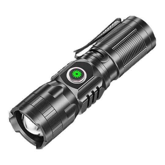 Ultra-Bright Mini Flashlight Rechargeable Outdoor Laser Zoom