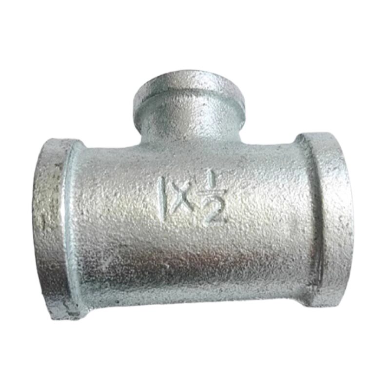 Xinsheng Dn25 Galvanized Iron Three-Way Reducer Tee Fitting