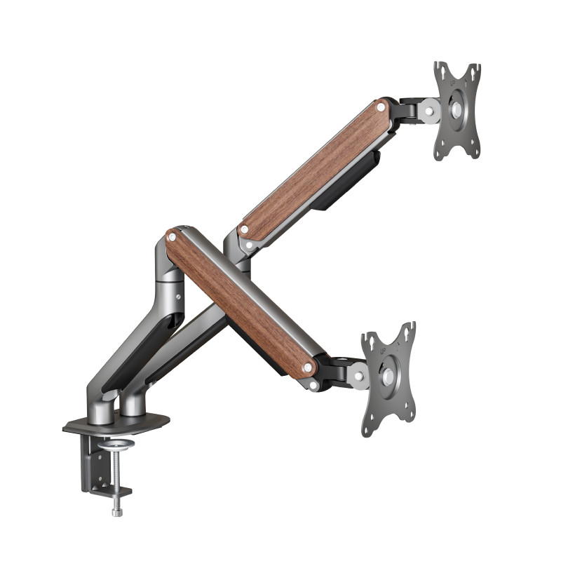 Brateck E350-2 Dual Monitor Stand - Adjustable Height