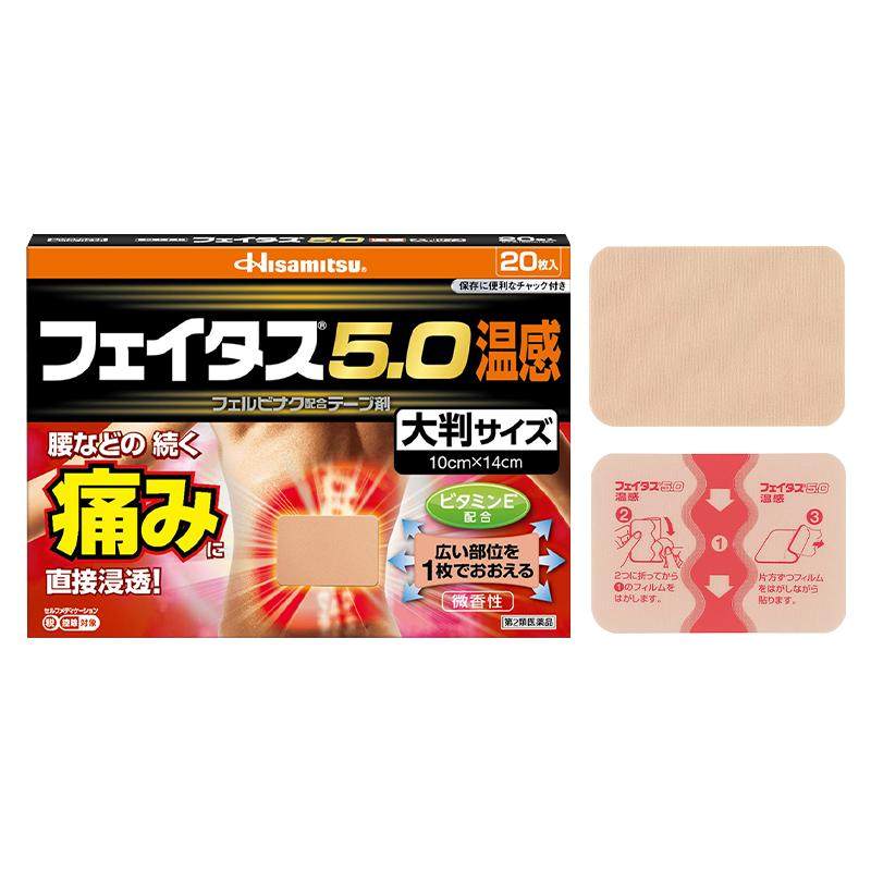 Pansement chauffant pour tendons Hisamitsu - Patch anti-douleur (20 ...