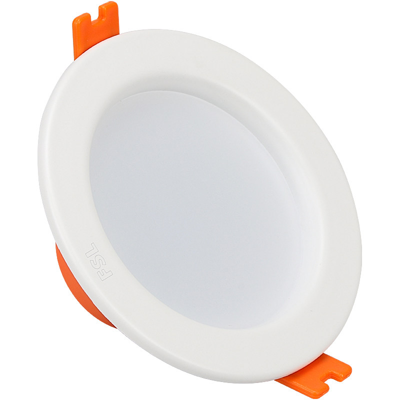 Fsl 6W LED Downlight - 8cm Recessed Ceiling Light - Copper Finish